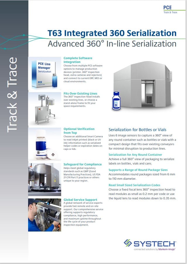 T63 Integrated 360 Serialization - Systech